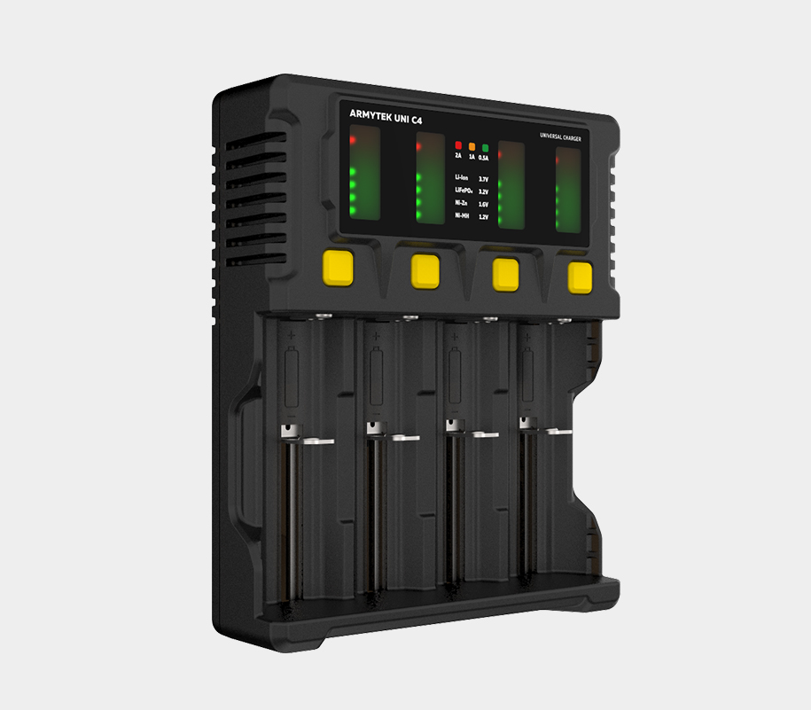 Battery Charger Uni C4 Plug Type C | Armytek.com